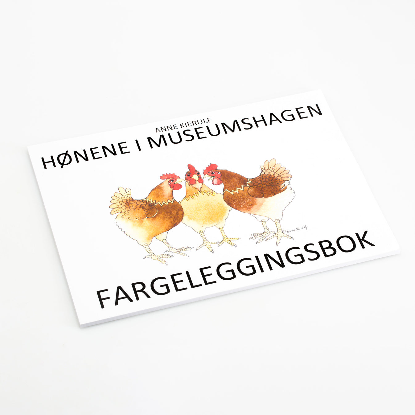 Fargeleggingsbok - Hønene i museumshagen – MiA - Museene i Akershus